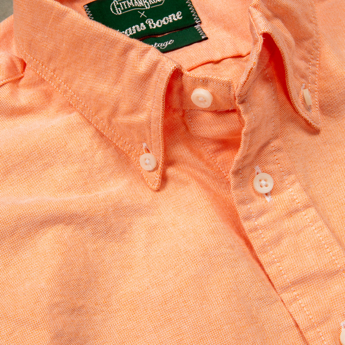 Gitman Vintage x Frans Boone Japanese Oxford Peach – Frans Boone Store