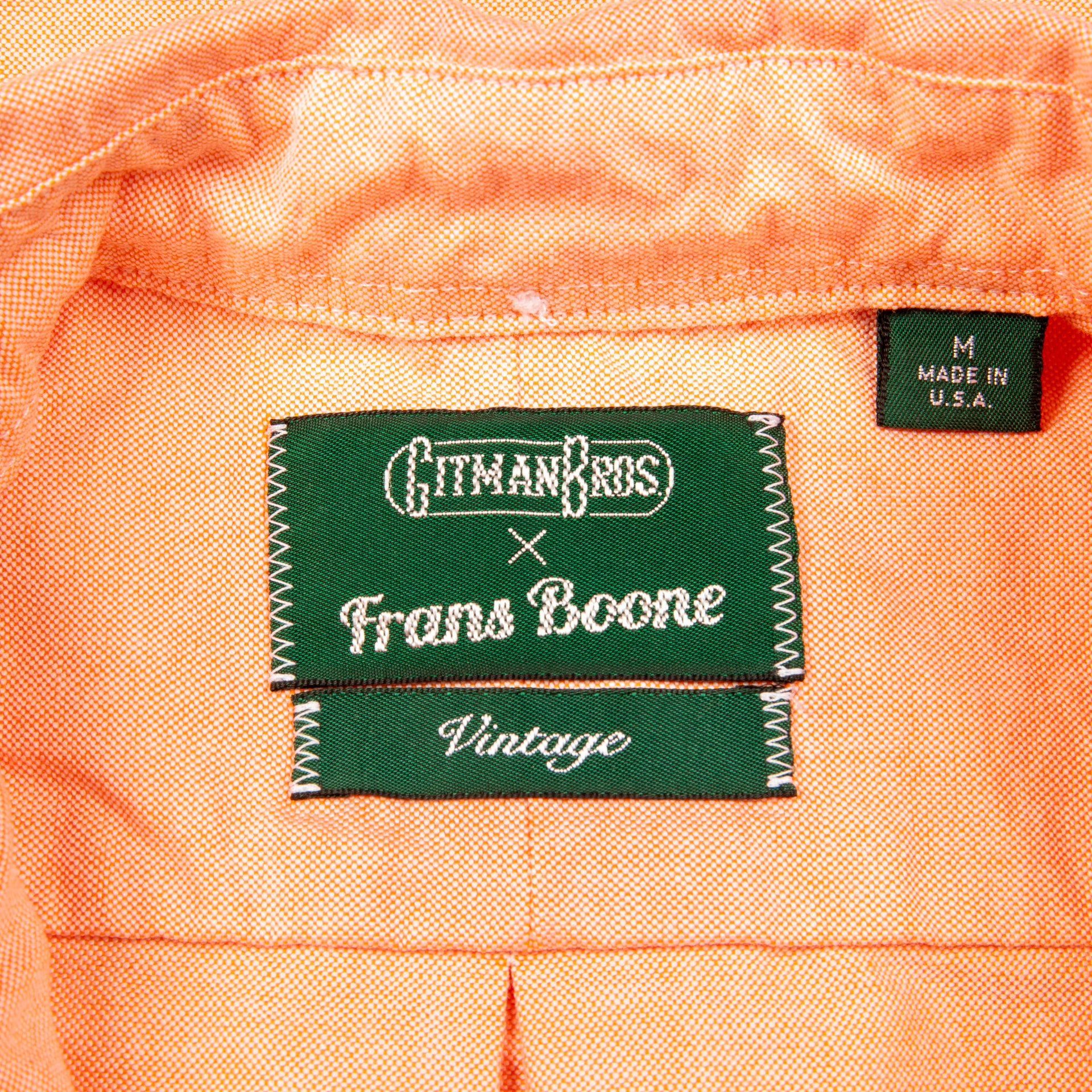 Gitman Vintage x Frans Boone Japanese Oxford Peach – Frans Boone Store