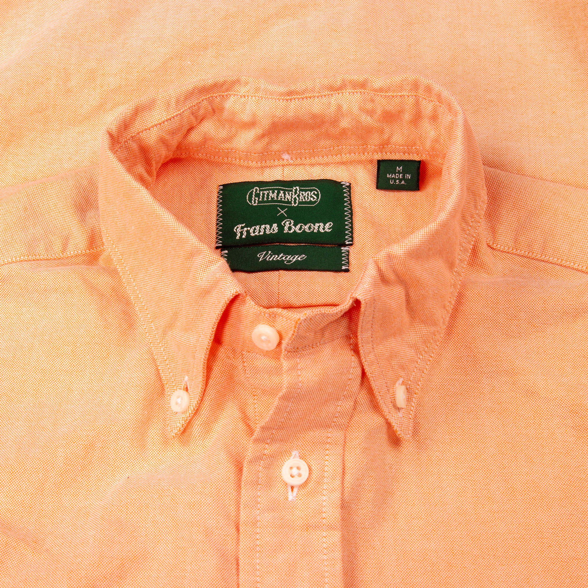 Gitman Vintage x Frans Boone Japanese Oxford Peach – Frans Boone Store
