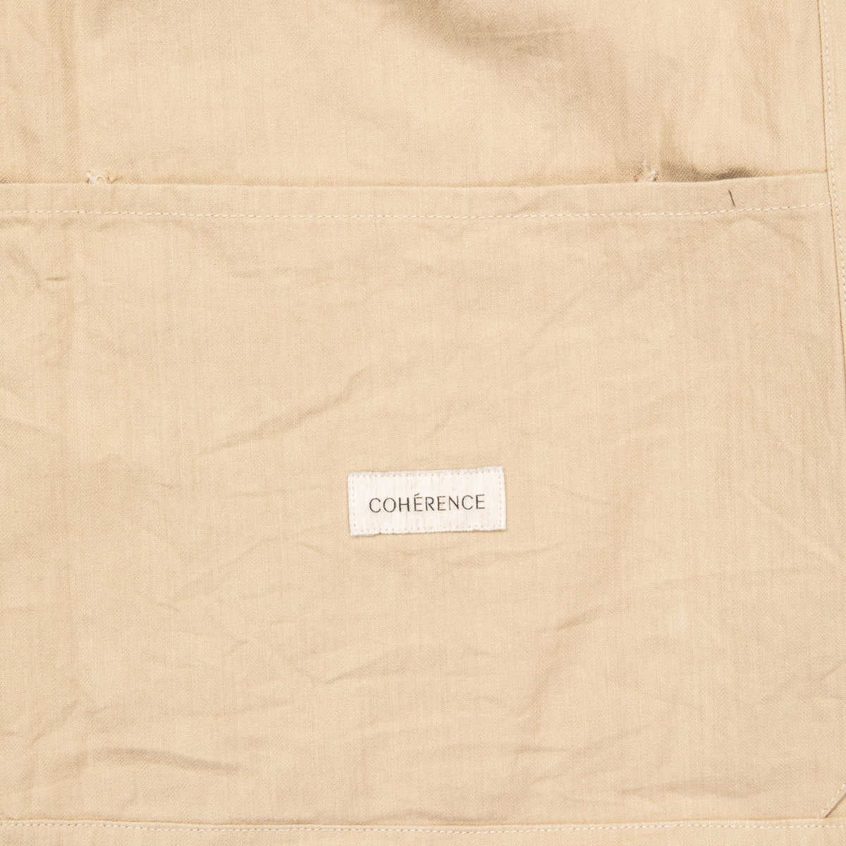 Cohérence Jackson Jacket Linen Cotton Chevron Ivory – Frans Boone Store