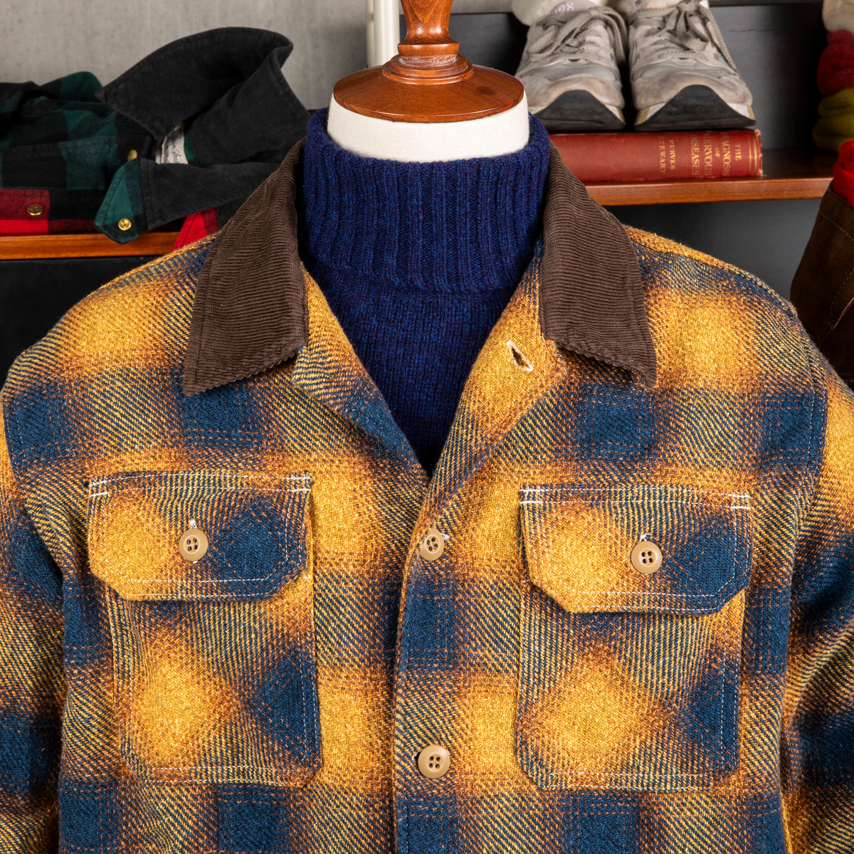 Remi Relief Juzz Nep Shirt Checkered Yellow – Frans Boone Store