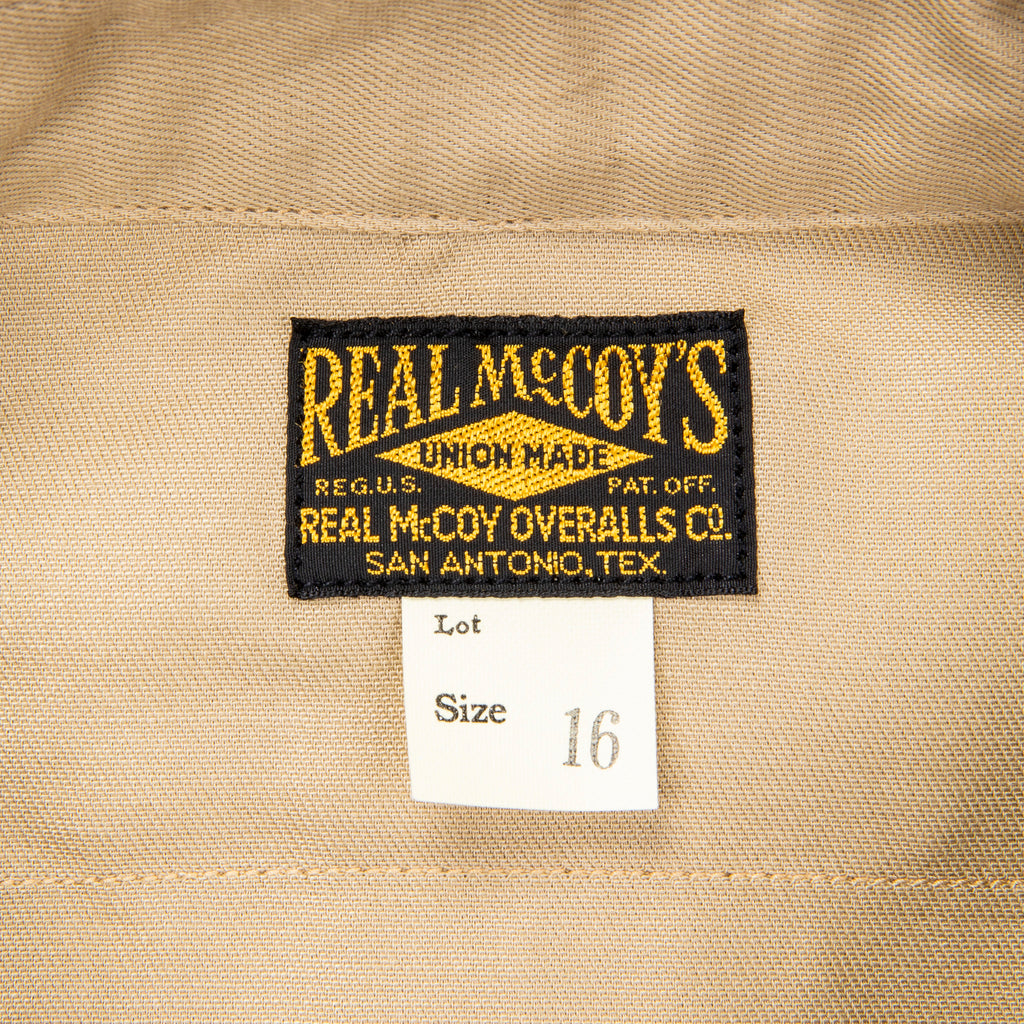 The Real McCoy's Cotton Shirt (Modify) Khaki – Frans Boone Store