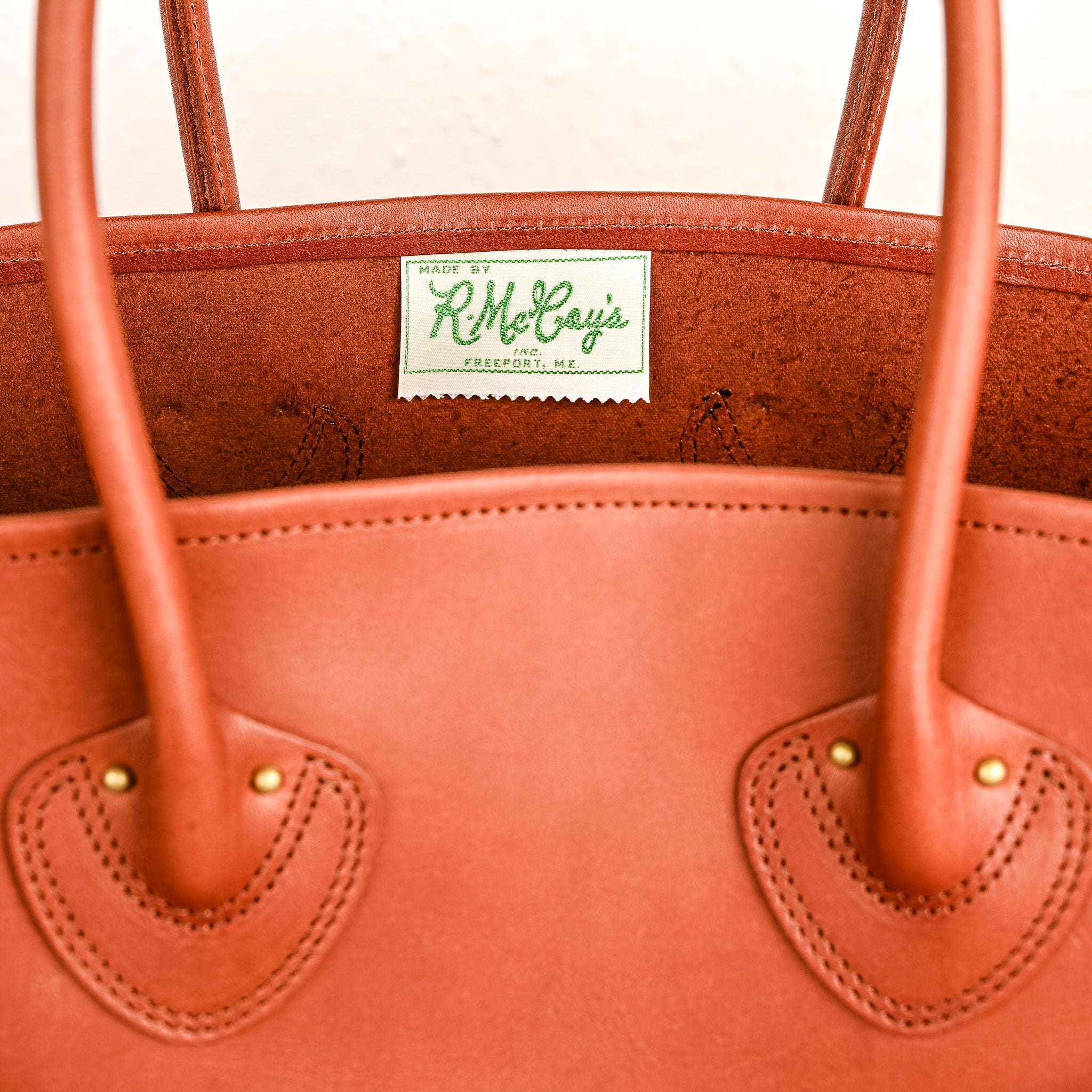 The Real McCoy's Leather Tote Shoulder-Bag Brown – Frans Boone Store