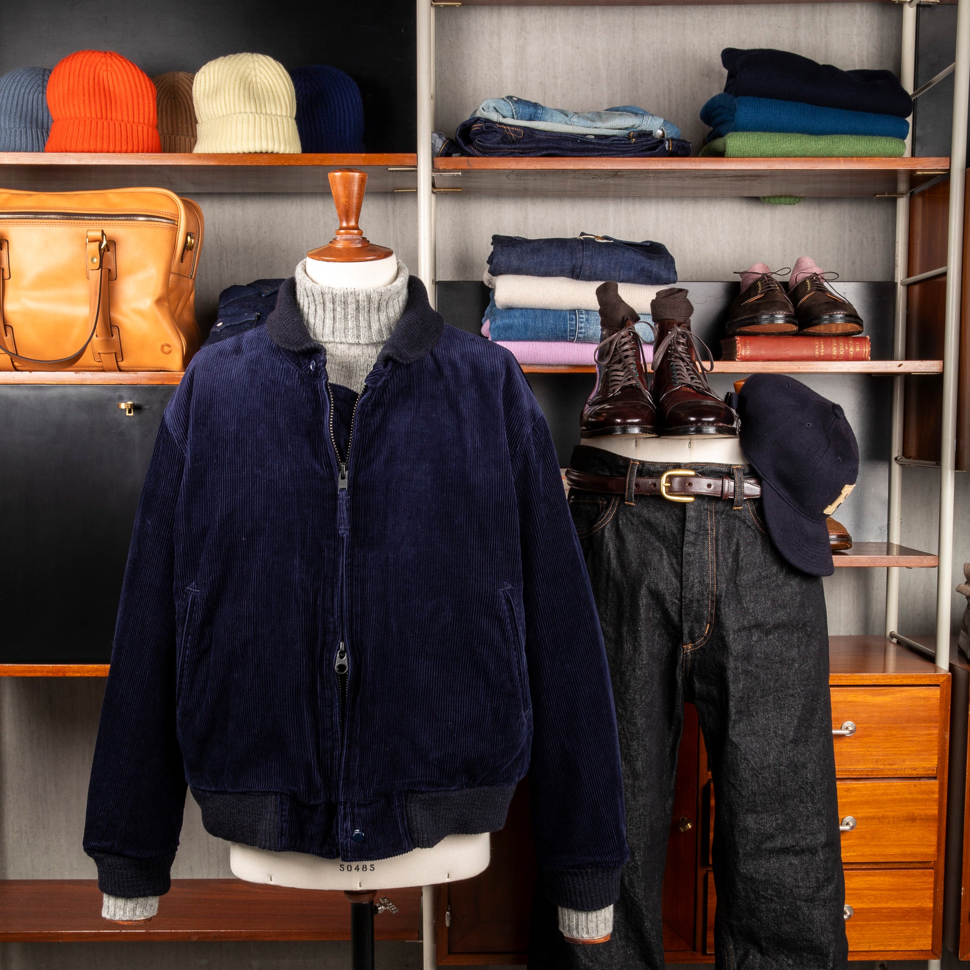 Engineered Garments LL Jacket 8-Wale Corduroy Navy – Frans Boone Store