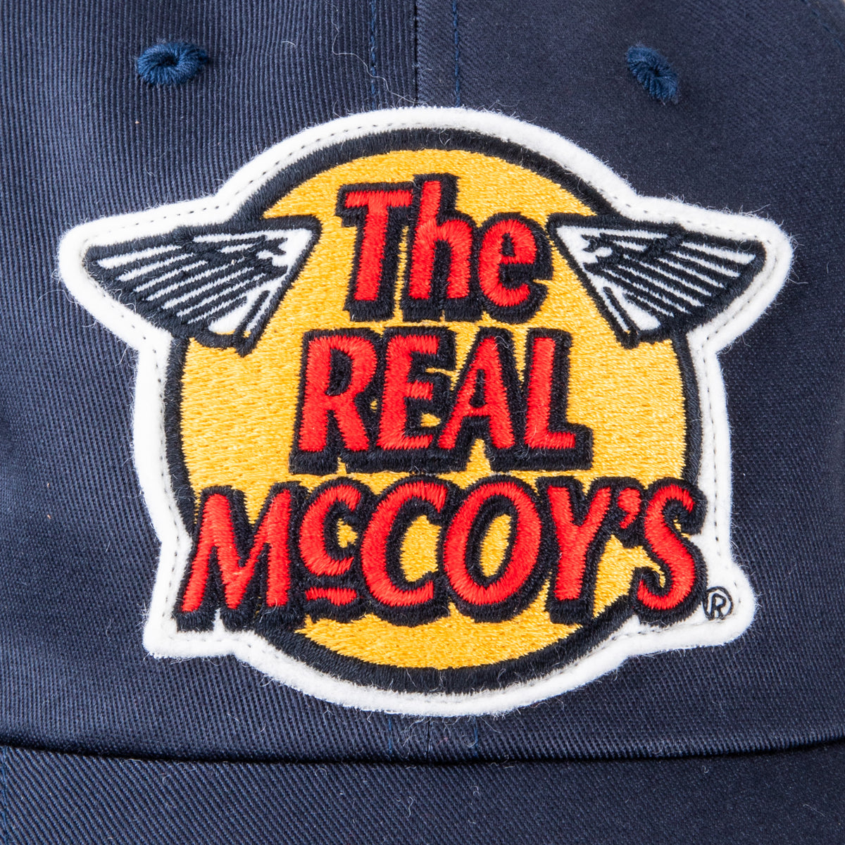 The Real McCoy's Logo Baseball Cap Navy – Frans Boone Store