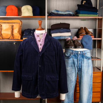 Engineered Garments Loiter Jacket 8-Wale Corduroy Navy – Frans Boone Store