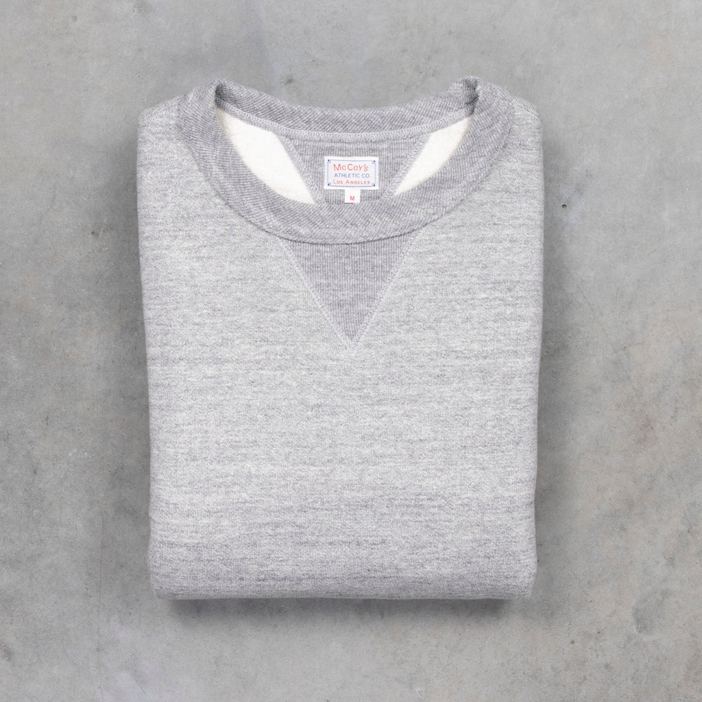 The Real McCoys Athletic 10 Oz Loopwheel Sweatshirt Gray – Frans Boone ...
