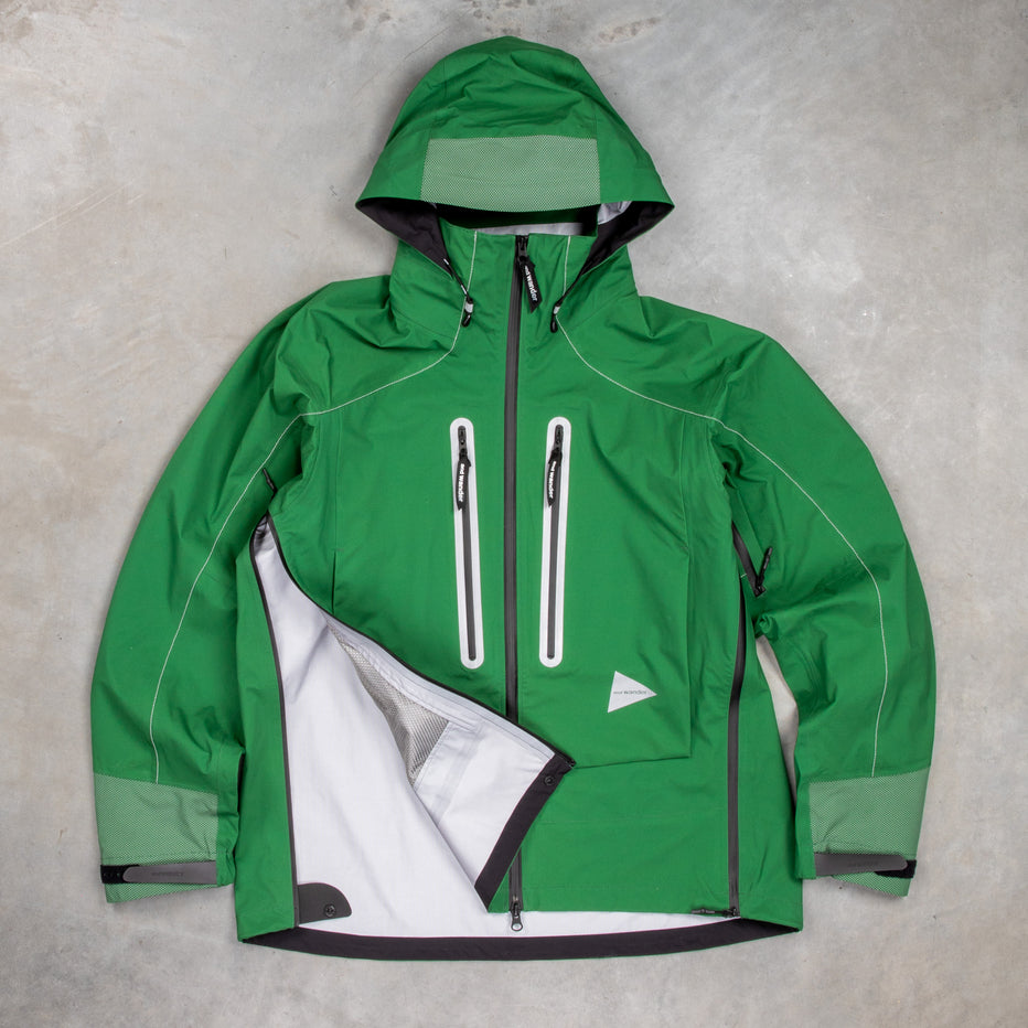 And Wander PERTEX SHIELD Rain Jacket Green – Frans Boone Store