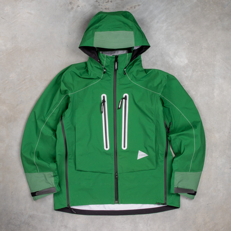 And Wander PERTEX SHIELD Rain Jacket Green – Frans Boone Store