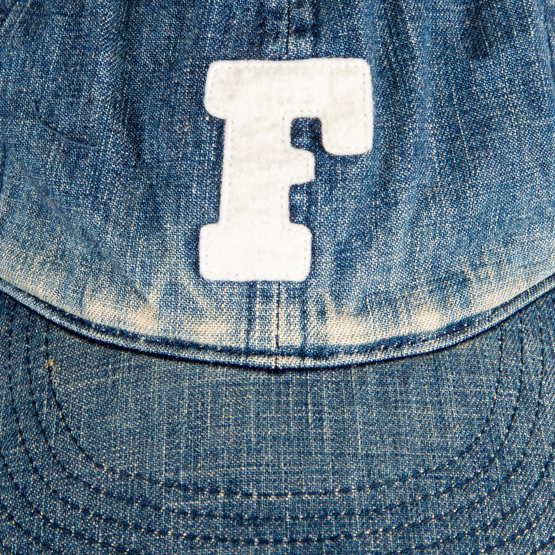 Fullcount Baseball Cap Denim Washed "F" – Frans Boone Store