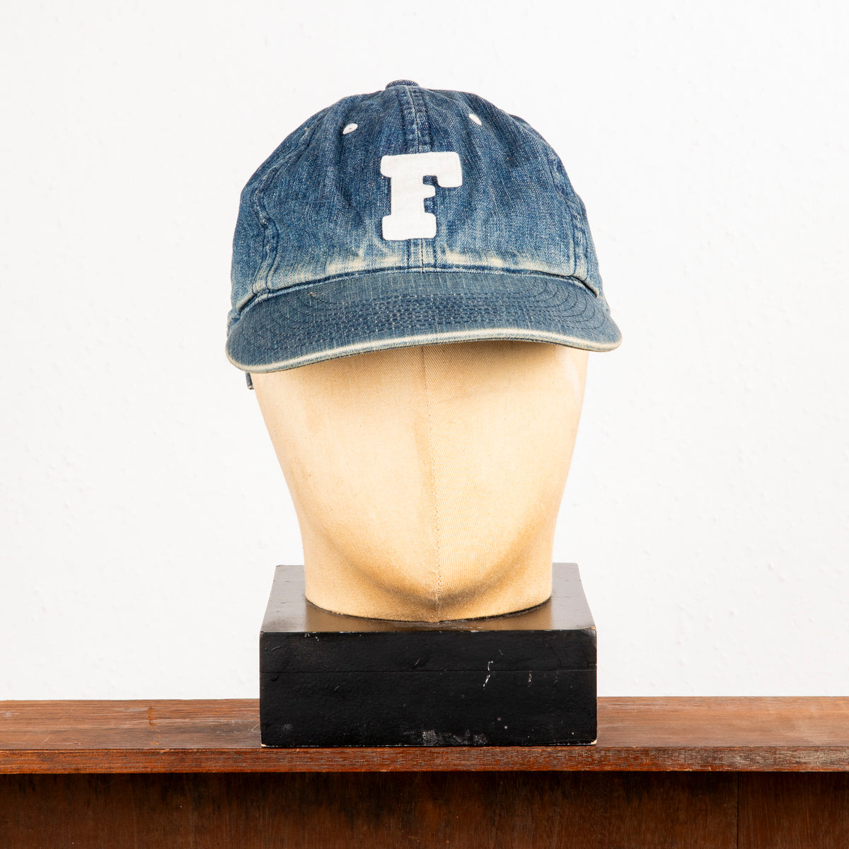 Fullcount Baseball Cap Denim Washed "F" – Frans Boone Store