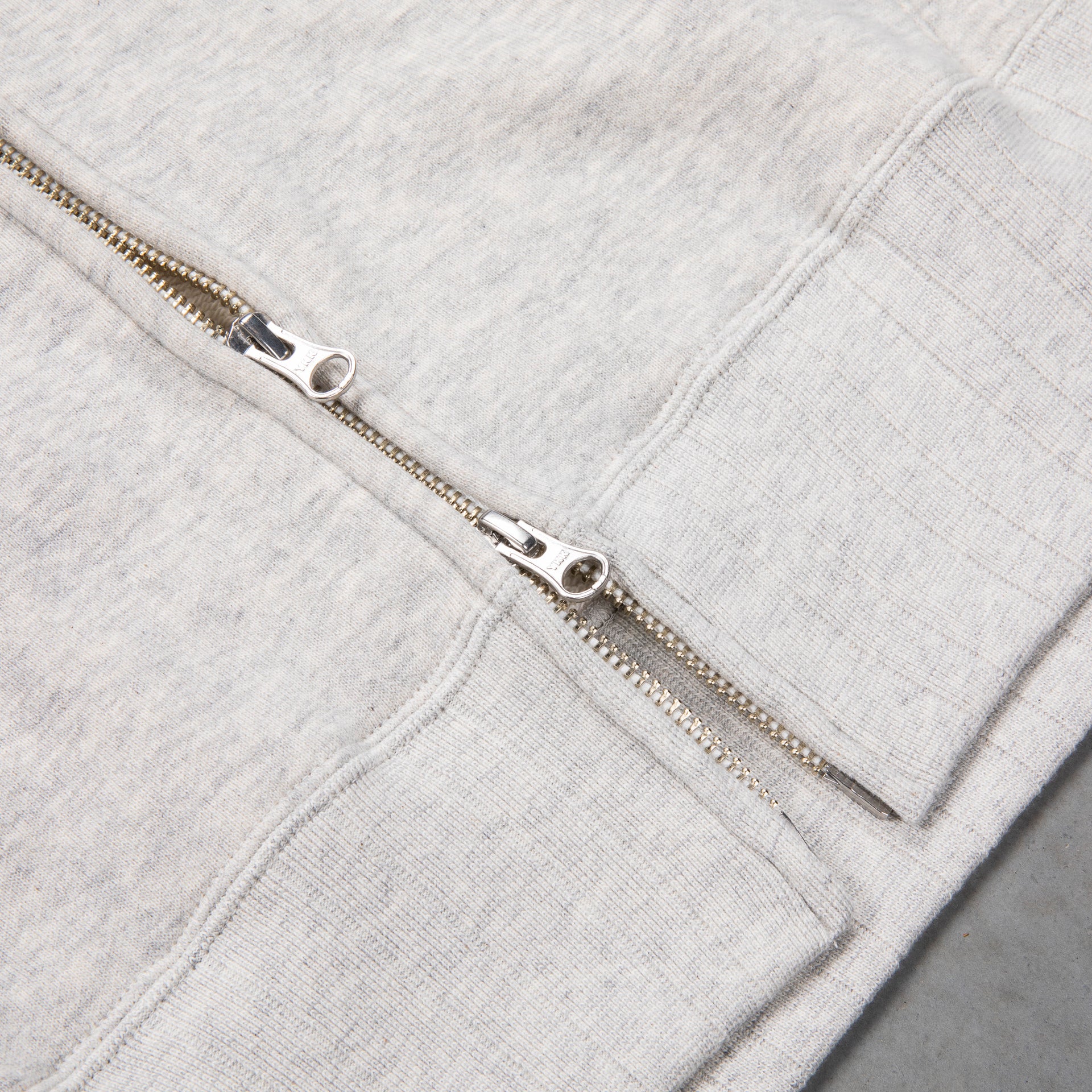 Velva Sheen Loopwheeler Zip-up Hoodie Heather Grey – Frans Boone Store