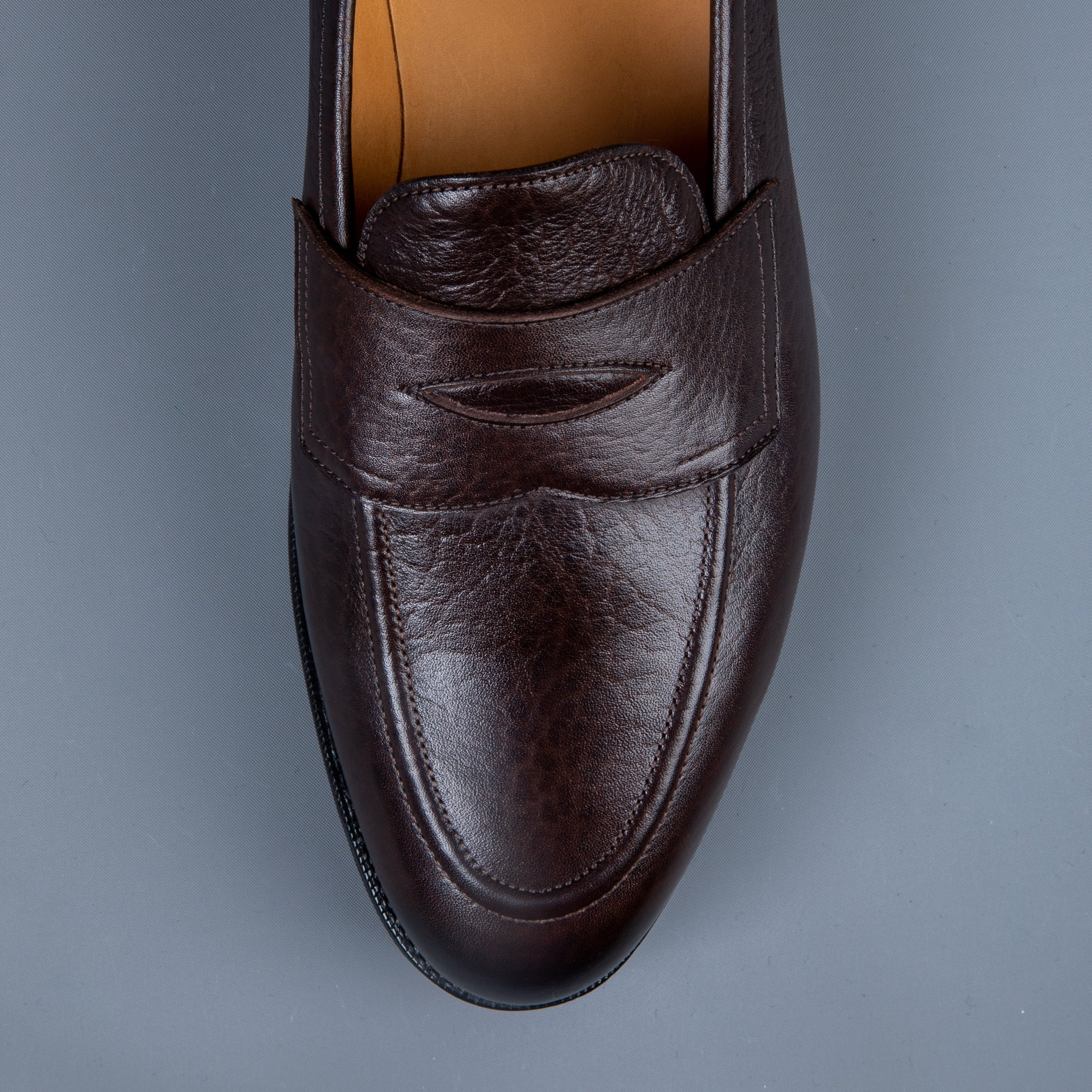 Edward Green Piccadilly Dark Brown London Grain on R1 Sole – Frans ...