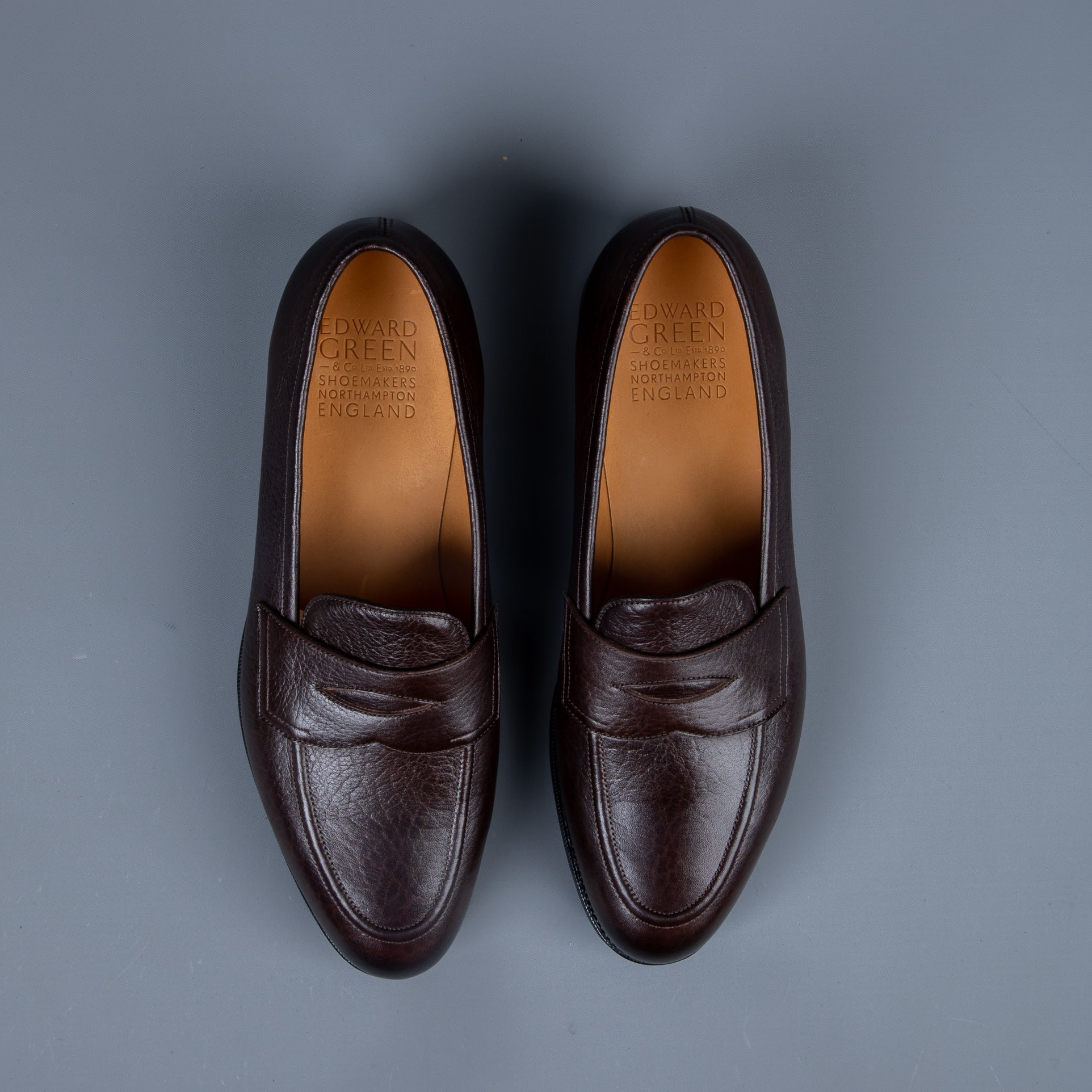 Edward Green Piccadilly Dark Brown London Grain on R1 Sole – Frans ...
