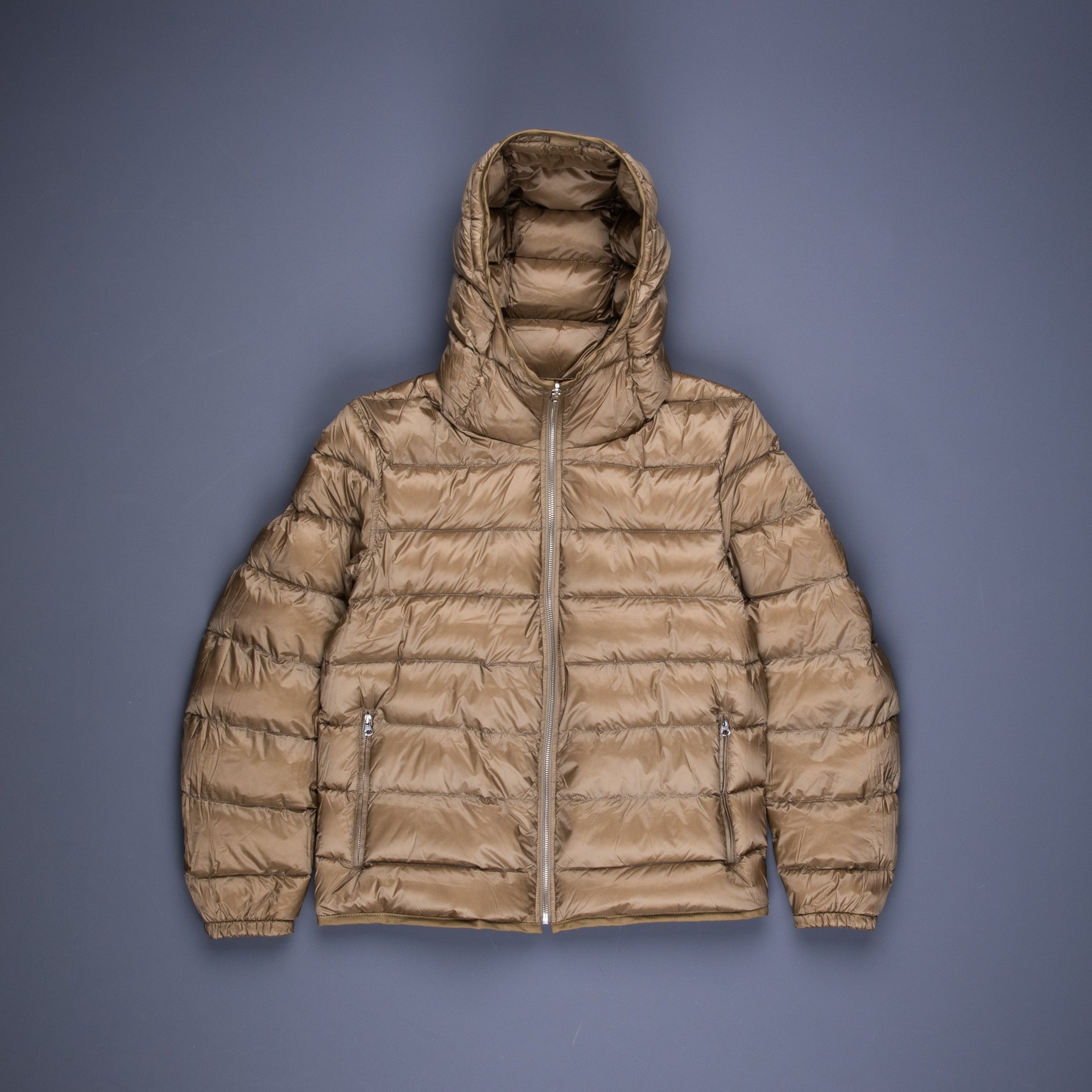 Ten C Hooded down liner with pockets Tan – Frans Boone Store