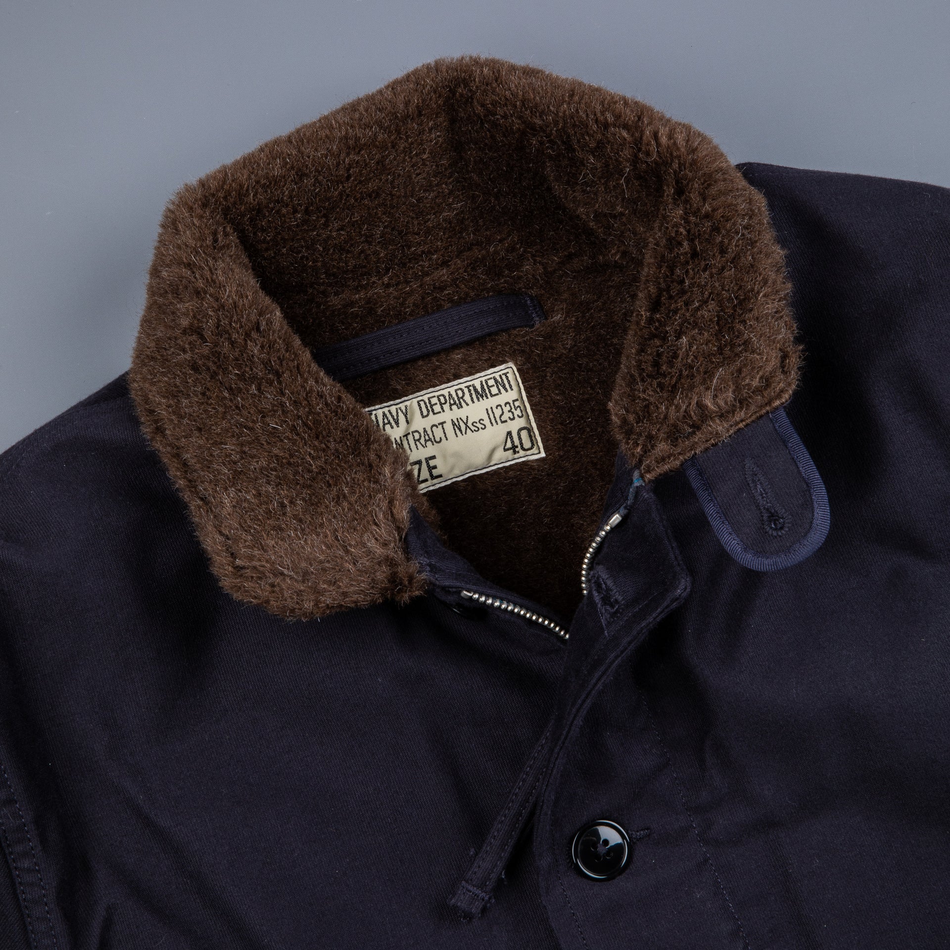 Real McCoy's N-1 Deck jacket Navy – Frans Boone Store