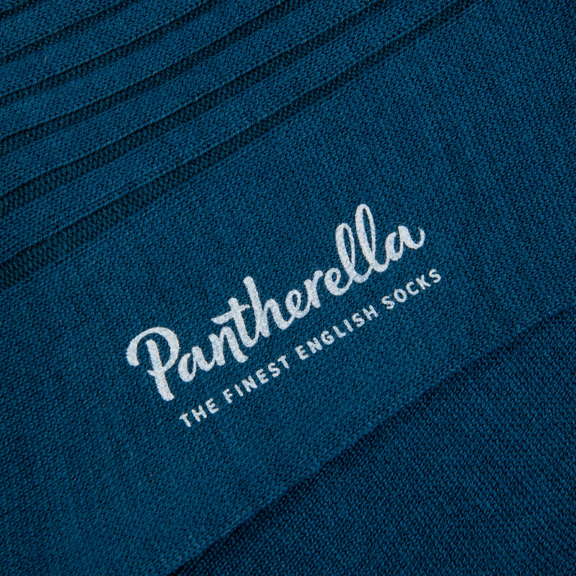 Frans Boone x Pantherella Rutherford Royal Merino Sock Dark Teal ...