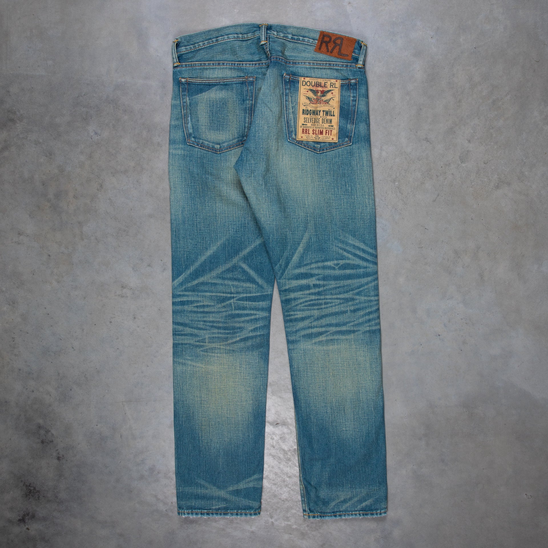 RRL Slim Fit Jeans Ridgeway Wash – Frans Boone Store