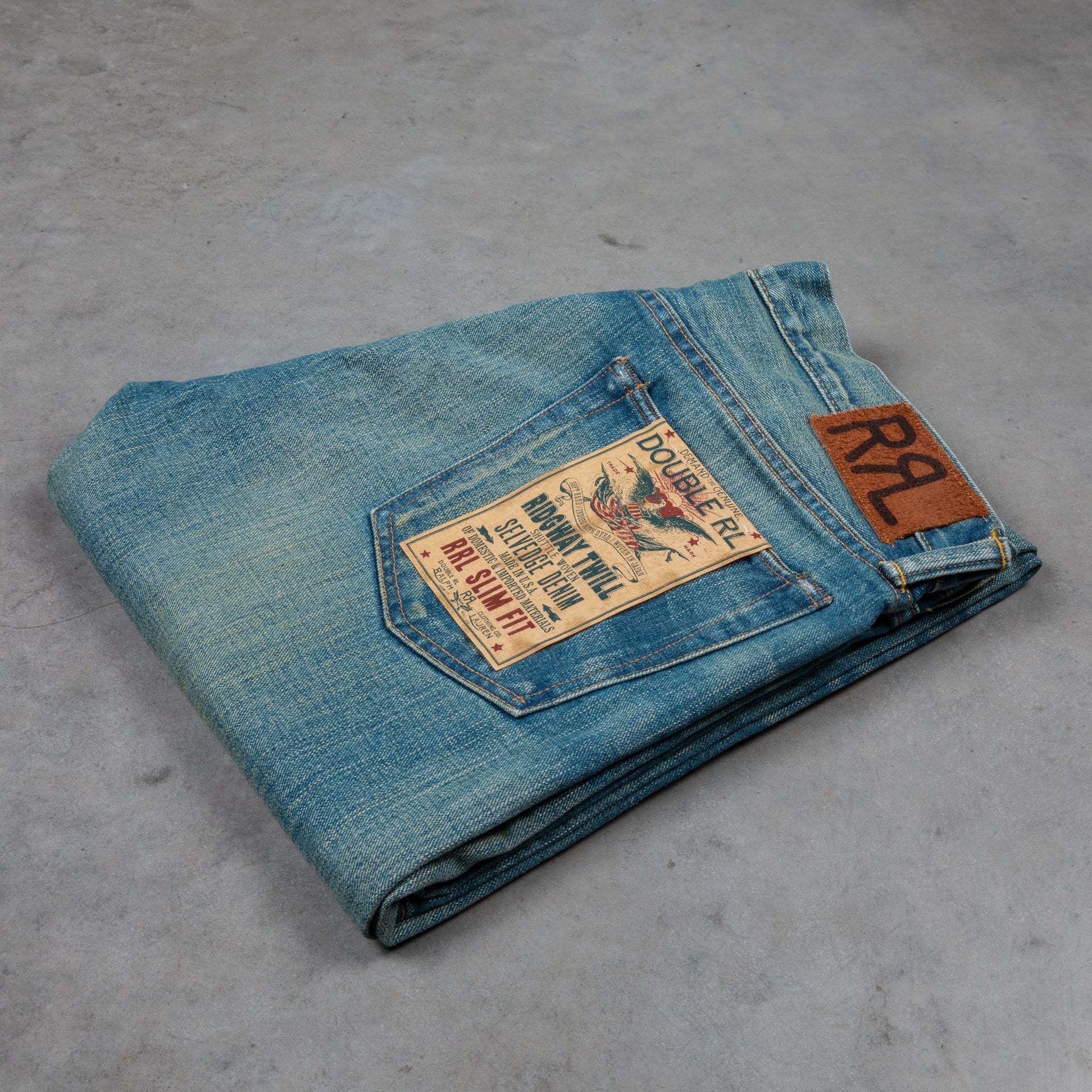 RRL Slim Fit Jeans Ridgeway Wash – Frans Boone Store