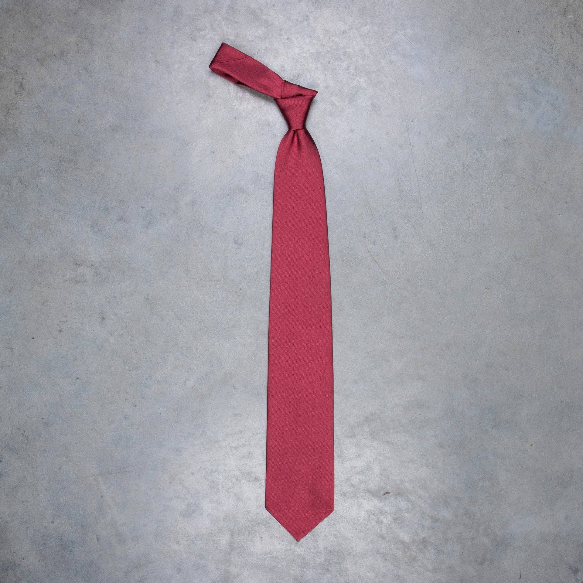 Finamore Anversa tie untipped plain tie Barolo – Frans Boone Store