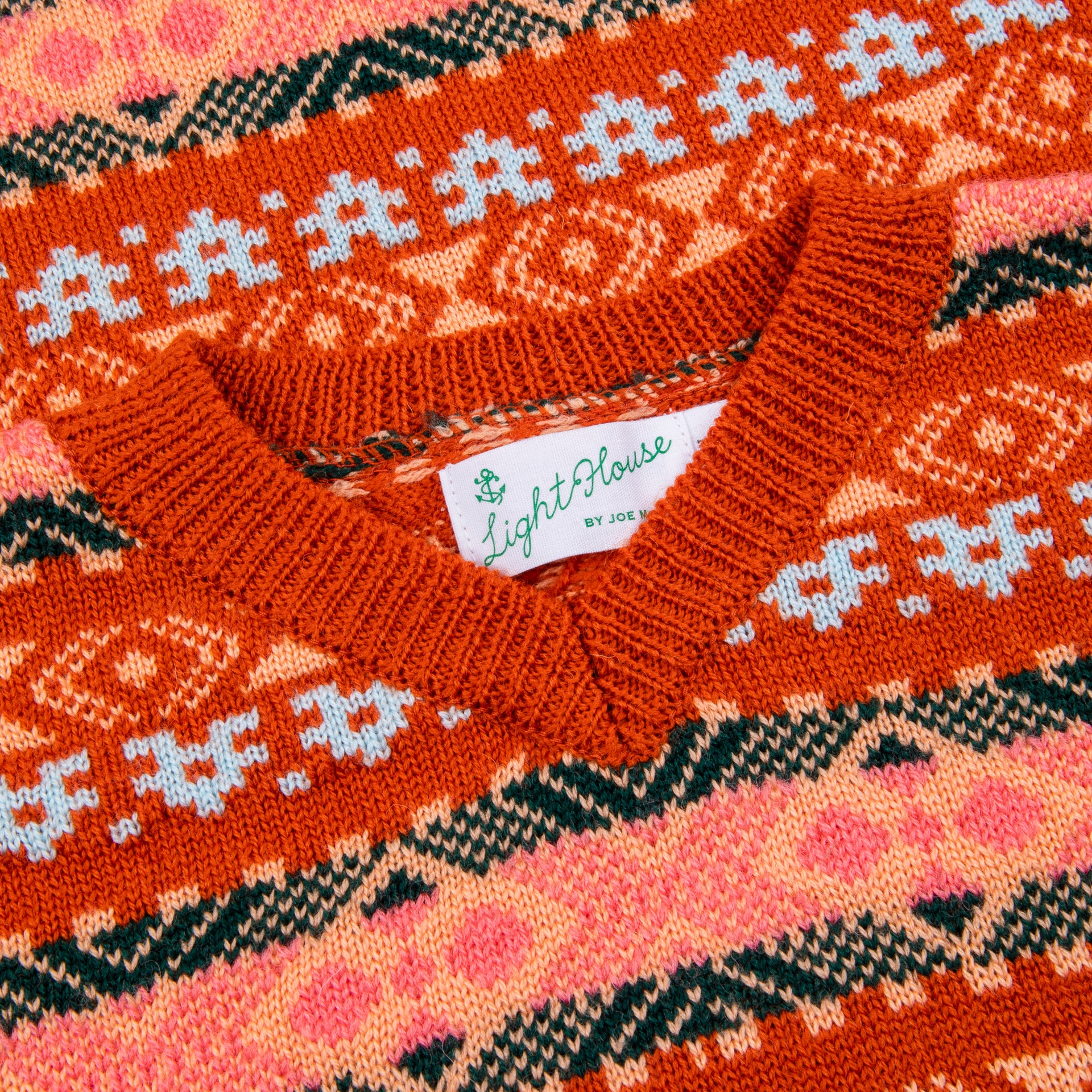 The Real McCoy's Fair Isle Sweater Orange – Frans Boone Store