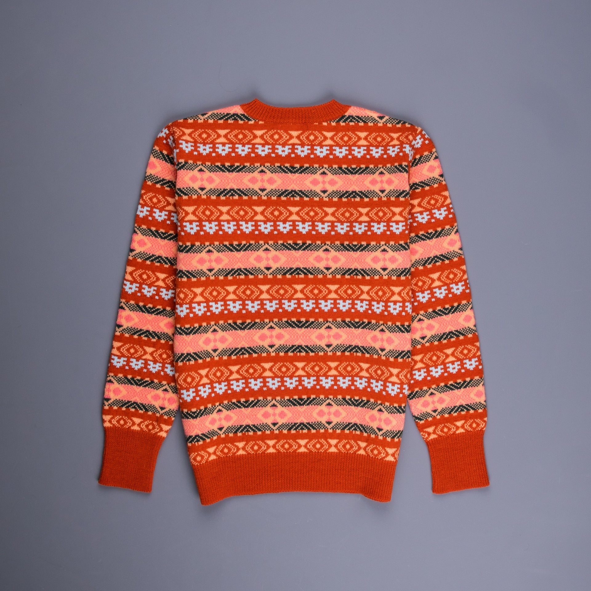 The Real McCoy's Fair Isle Sweater Orange – Frans Boone Store