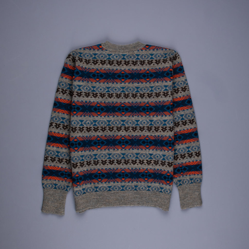 The Real McCoy's Fair Isle Sweater Gray – Frans Boone Store