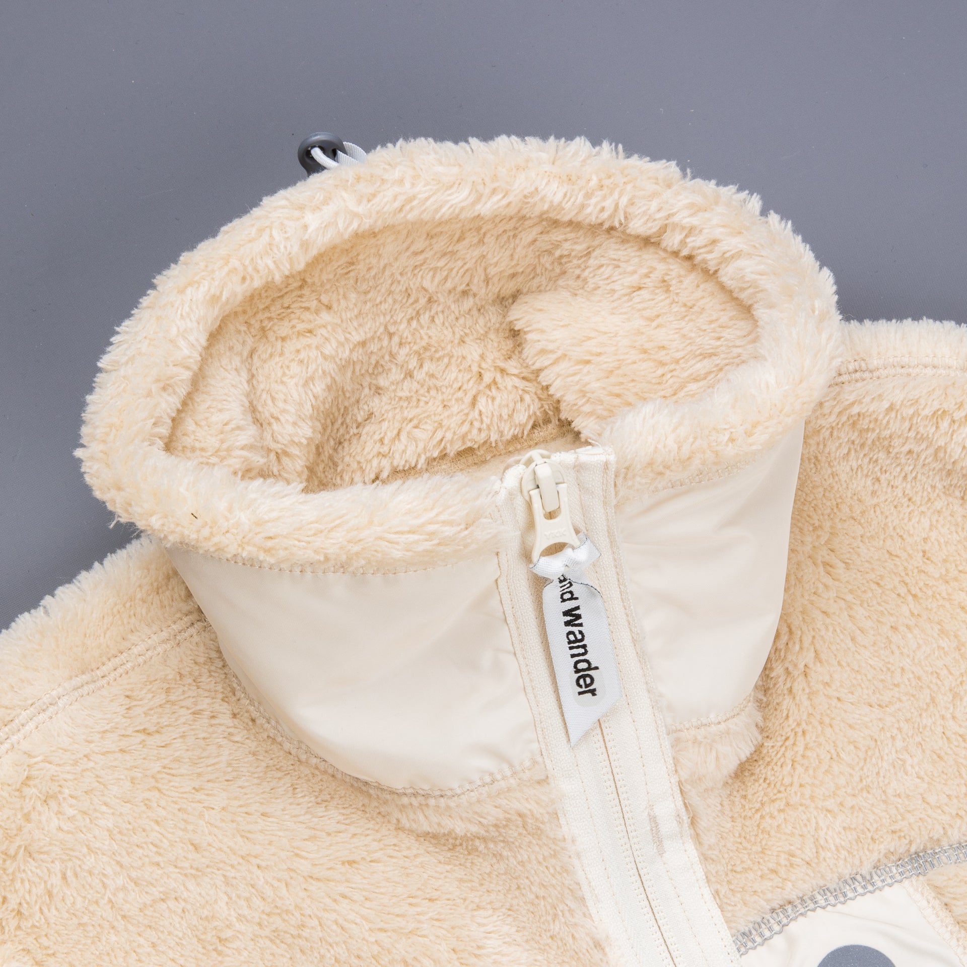 And Wander High Loft Fleece Jacket Off White – Frans Boone Store