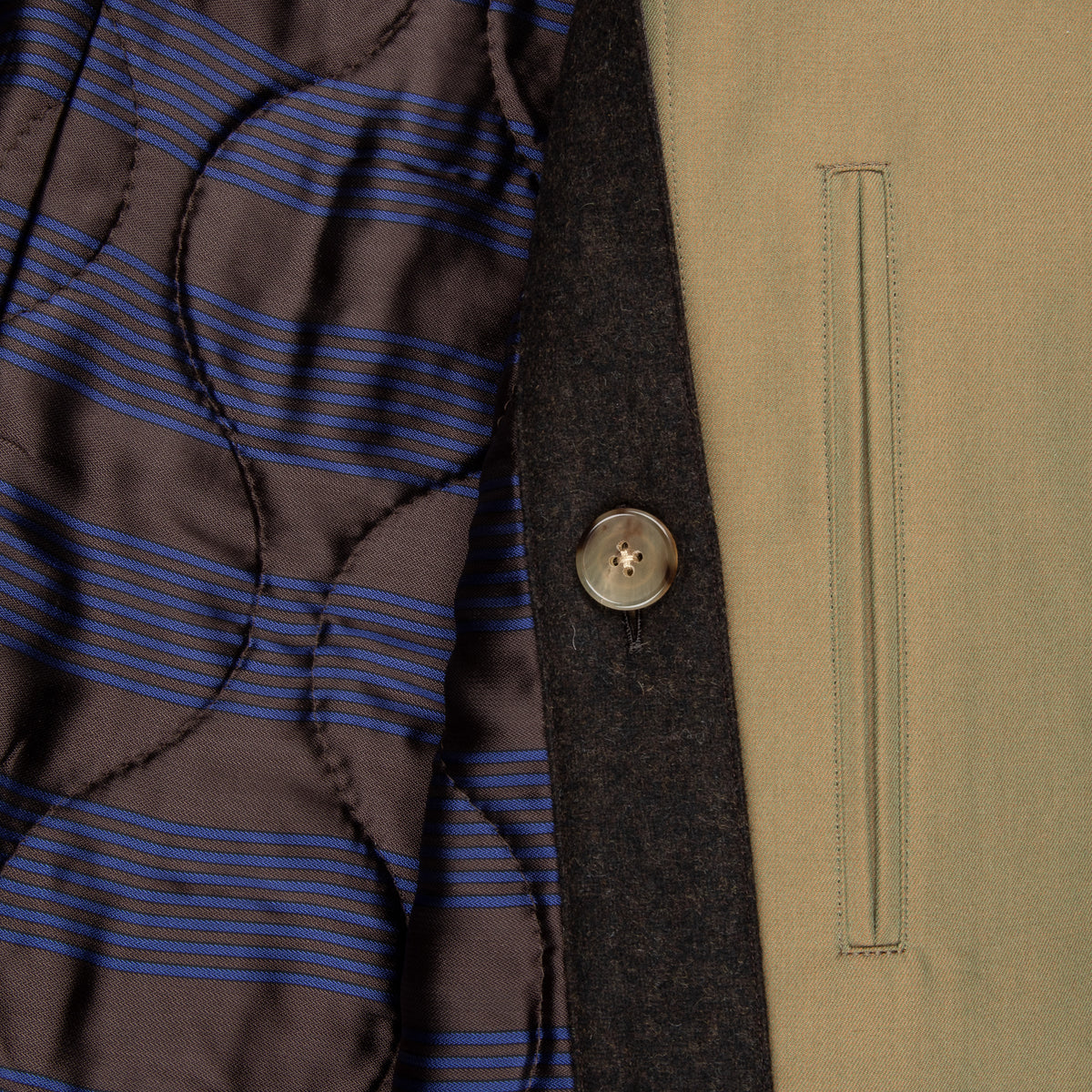 Cohérence Corb II Coat Gabardine Green – Frans Boone Store