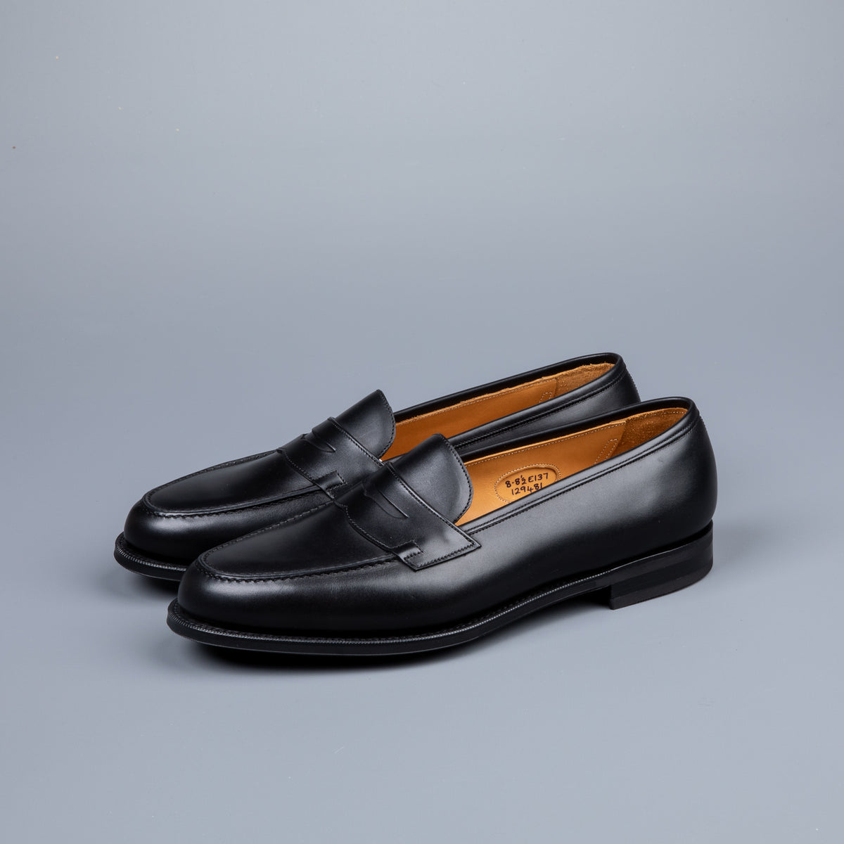 Edward Green Duke in Black Calf on R1 Sole – Frans Boone Store
