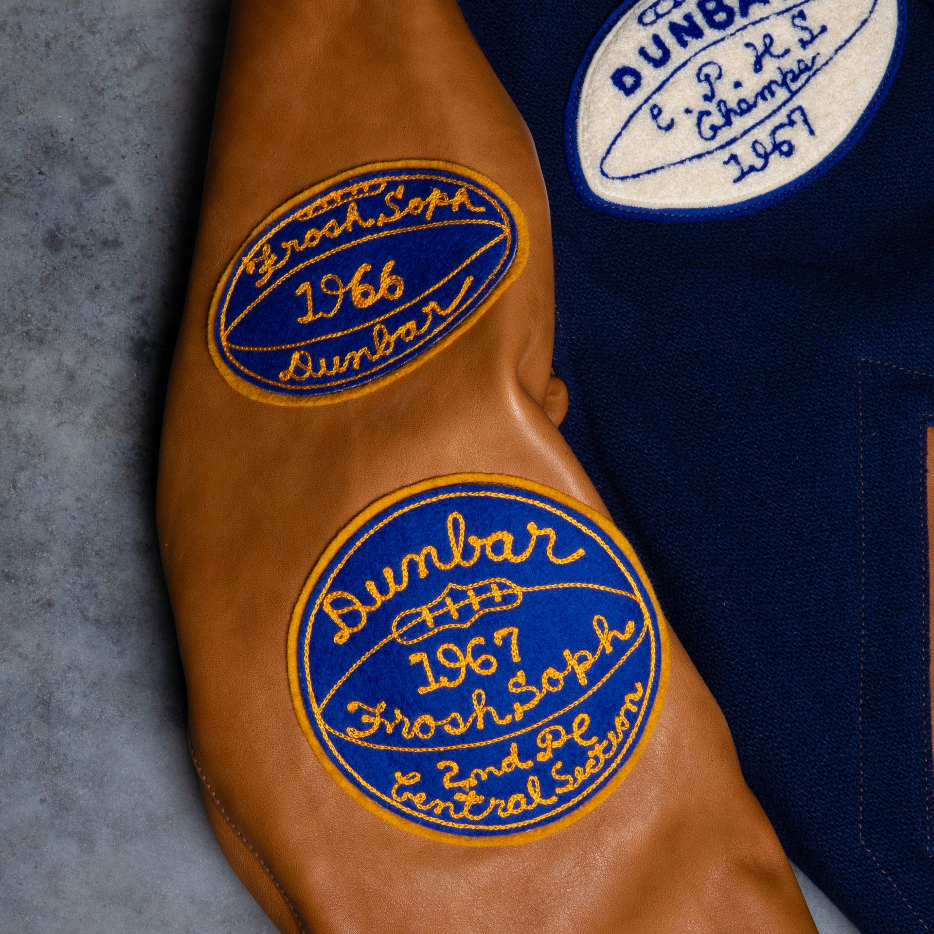 The Real McCoy's Wool Varsity Jacket Dunbar – Frans Boone Store