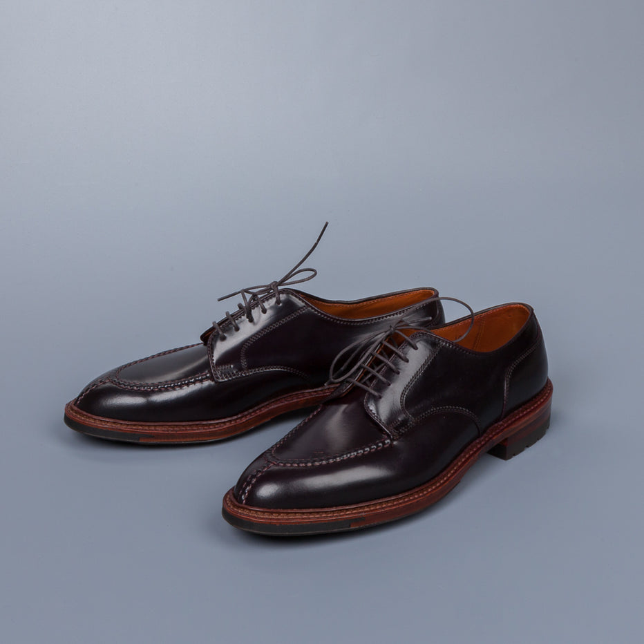 Alden Norwegian Split Toe Blucher on Commando Sole #8 cordovan – Frans ...