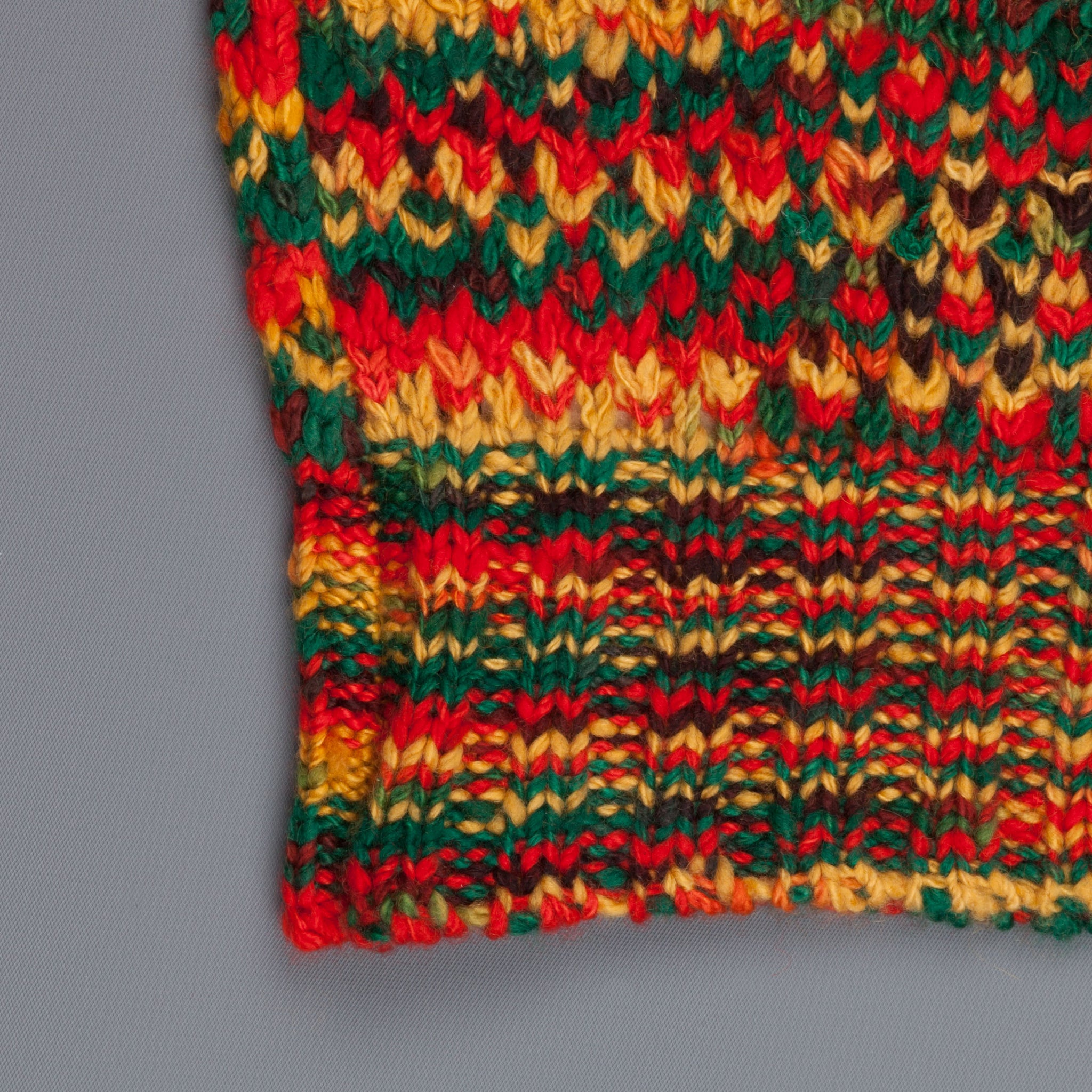 The Elder Statesman 100% cashmere tuck pop crew Rasta – Frans Boone Store