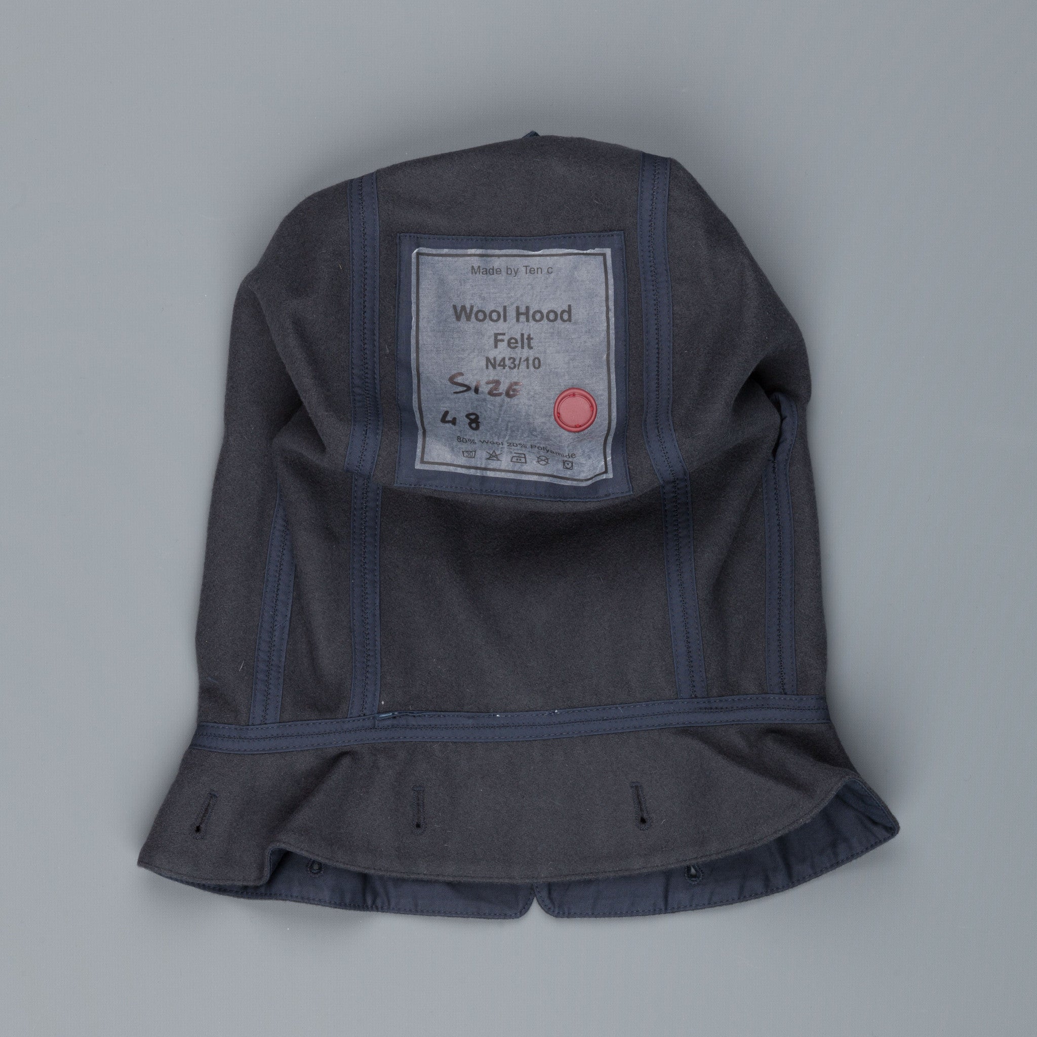 Wool hood felt 2 Grigio Eclisse – Frans Boone Store